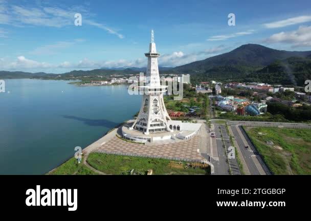 The Landmarks, Beaches and Tourist Attractions of Langkawi Stock Video ...