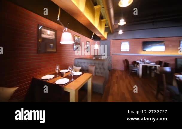 Modern cafe red walls Stock Videos & Footage - HD and 4K Video Clips ...