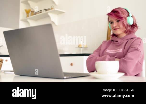 Remote learning teen girl Stock Videos & Footage - HD and 4K Video ...