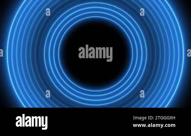Abstract background with animated circle lines - Infinite loop 4k ...