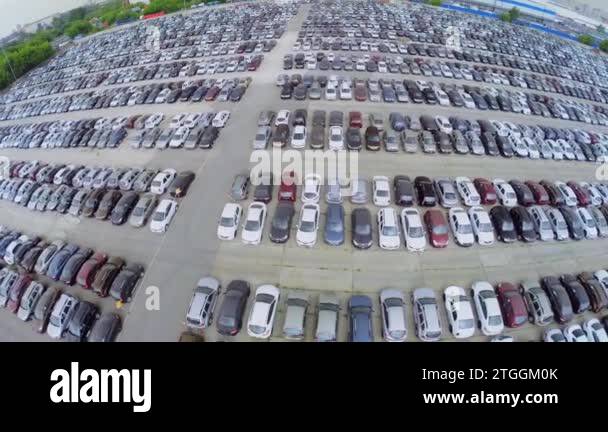 Large parking lot for new cars Stock Videos & Footage - HD and 4K Video ...