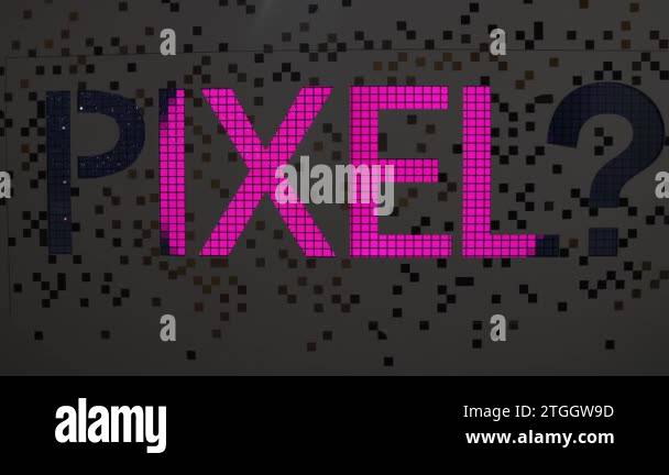 Pixel word Stock Videos & Footage - HD and 4K Video Clips - Alamy