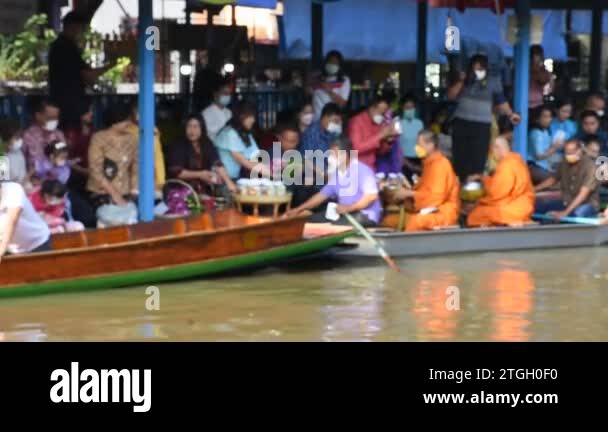 Ceremony giving alms procession Stock Videos & Footage - HD and 4K ...