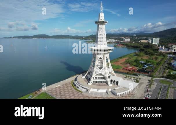 The Landmarks, Beaches and Tourist Attractions of Langkawi Stock Video ...