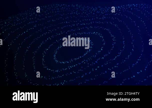 Abstract animated futuristic background. Big data visualization ...