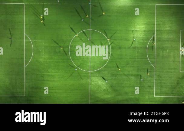 Football field from above Stock Videos & Footage - HD and 4K Video ...