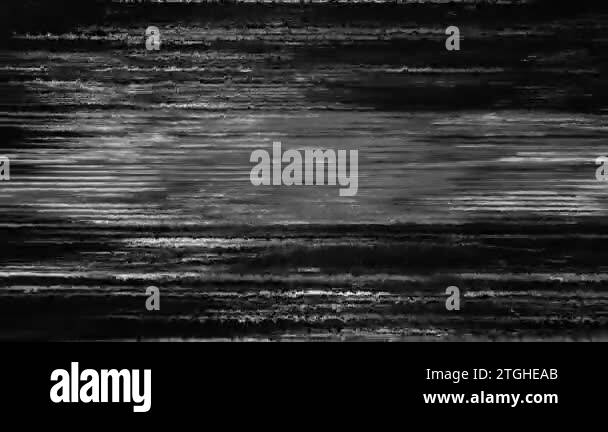 Analog glitch. Static noise texture. Old TV channel interference. Black ...