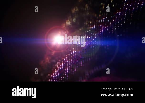 The End text abstract science technology futuristic 3D cinematic title ...