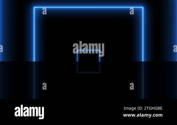 Abstract background with animated geometric shapes, polygons and lines ...