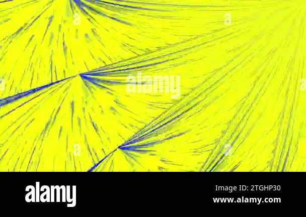 Background video depicting distorted beams of light in yellow and blue ...