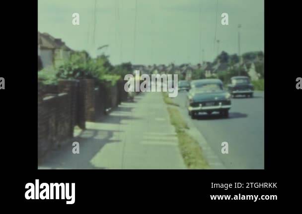 London, United Kingdom june 1959: London residential district in 50s ...