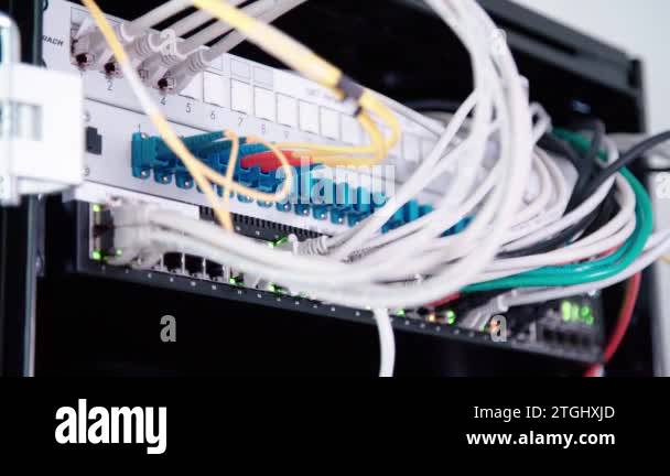 Network server room routers Stock Videos & Footage - HD and 4K Video ...