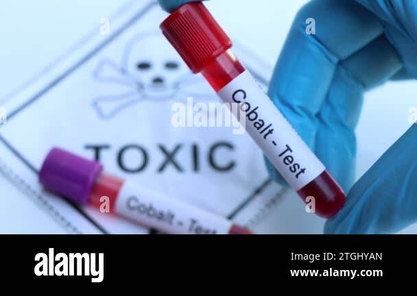 cobalt test to look for abnormalities from blood, blood sample to ...