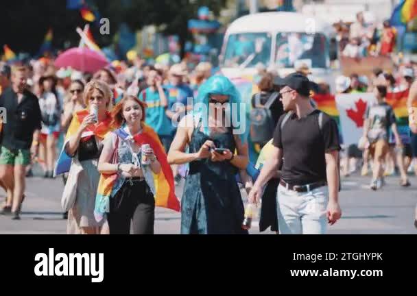 Blue flag man parade Stock Videos & Footage - HD and 4K Video Clips - Alamy