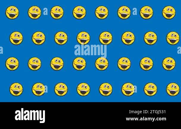 seamless animated pattern 2D motion graphic background with cartoon ...