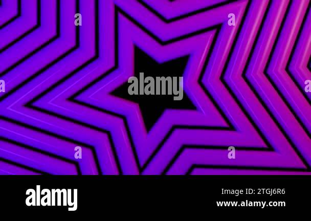 Smooth rotation of the background of star shapes on a isolated black ...