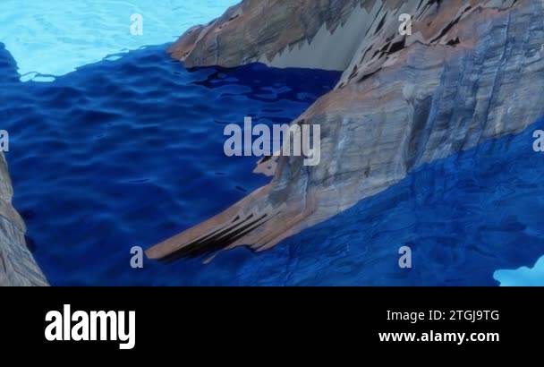 Fantasy fjords surrounded by deep ocean wilderness animation 3d ...