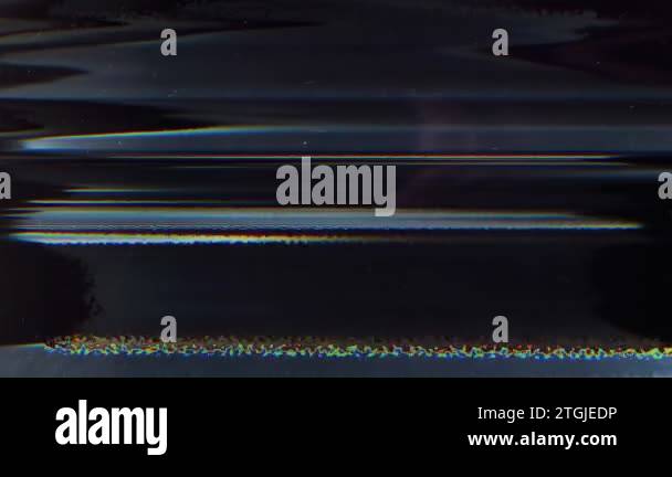 Analog TV glitch. Noise texture overlay. Old film effect. Blue purple ...