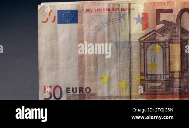 Fifty Euro banknotes, new and old design of Euro bills Cash money ...