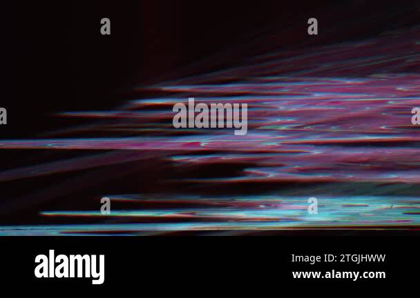 Glitch overlay. Old film texture. Digital error. Purple blue black ...