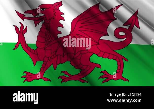 Flag wales background texture Stock Videos & Footage - HD and 4K Video Clips - Alamy