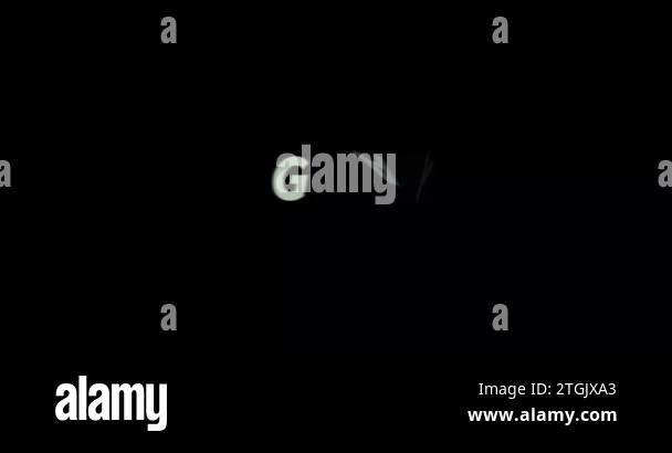 Gray text animation on black background. Modern text animation, written ...