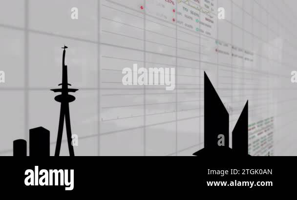 Technology city background building shapes Stock Videos & Footage - HD ...