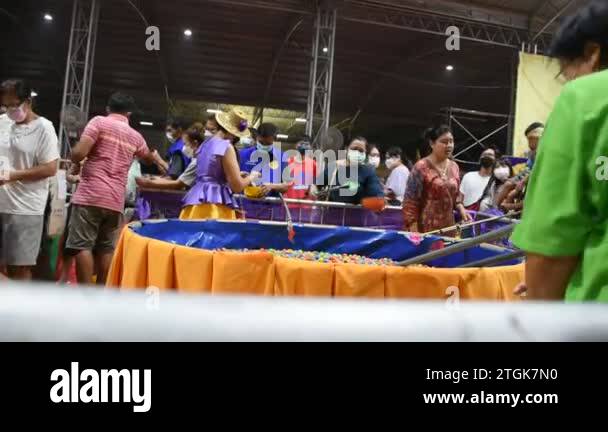 Lucky draw eggs scoop game for thai people travelers travel visit and ...