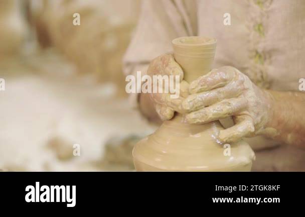 Crockery creation process Stock Video Footage - Alamy