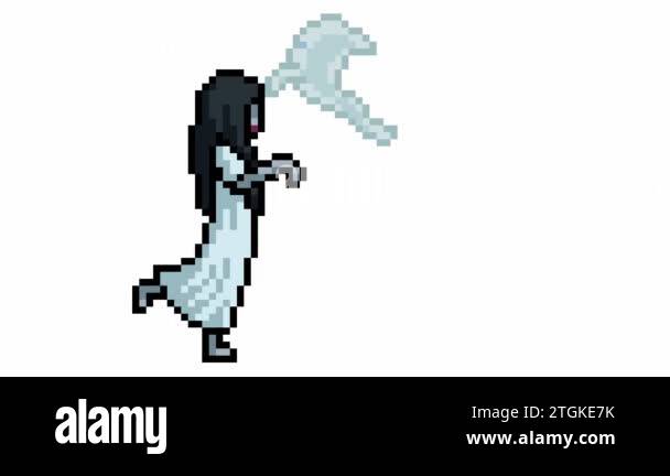 Pixel art girl walk Stock Videos & Footage - HD and 4K Video Clips - Alamy