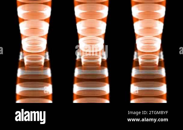 Ring vortex vertical CG particle motion graphics Stock Video Footage ...