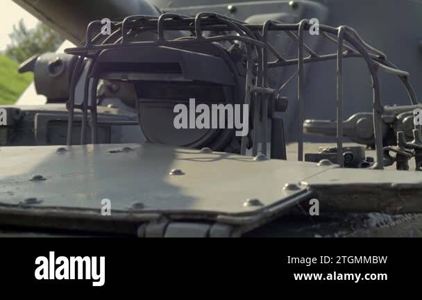 Protection elements of the military light amphibious tank. Lantern for ...