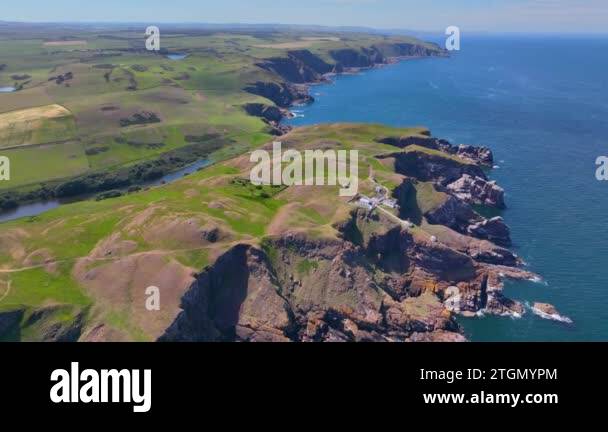 St abbs lighthouse coastal cliffs Stock Videos & Footage - HD and 4K ...