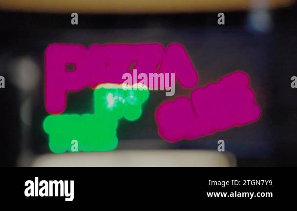 Pizza slice sign Stock Videos & Footage - HD and 4K Video Clips - Alamy