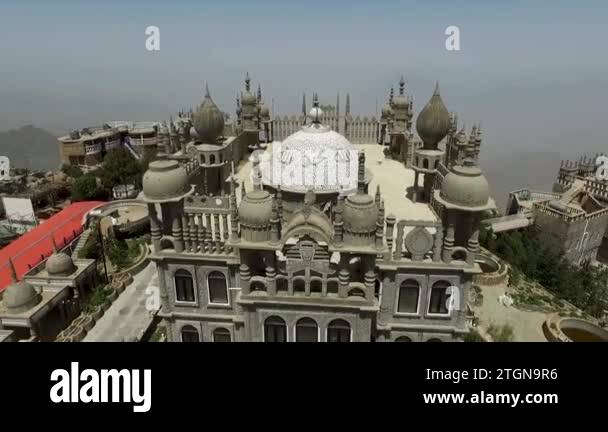 Al-Muqar Palace for Civilizations at Al Namas in an aerial view with ...