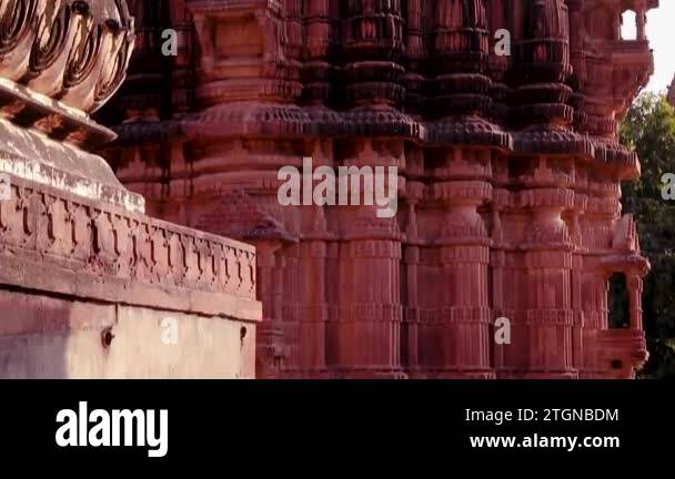 ancient hindu temple top architecture from different angle at day Stock ...