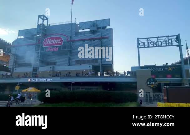 Exterior of Heinz Field football stadium in Pittsburgh, Pennsylvania ...