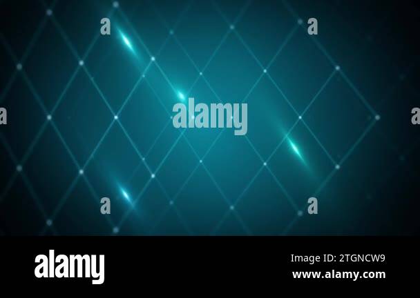 Abstract Technology Background With Grid Data Zooming In Loop/ 4k animation of an abstract ...