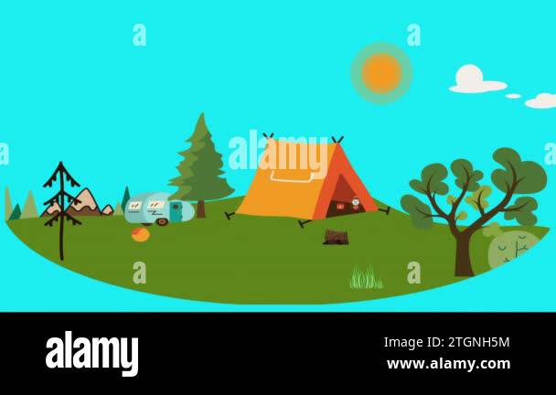 Seamless camping Stock Videos & Footage - HD and 4K Video Clips - Alamy