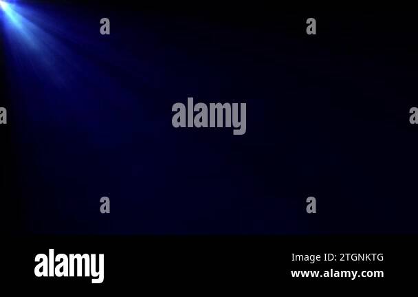 Loop top left blue optical lens flares shine rays transition seamless ...