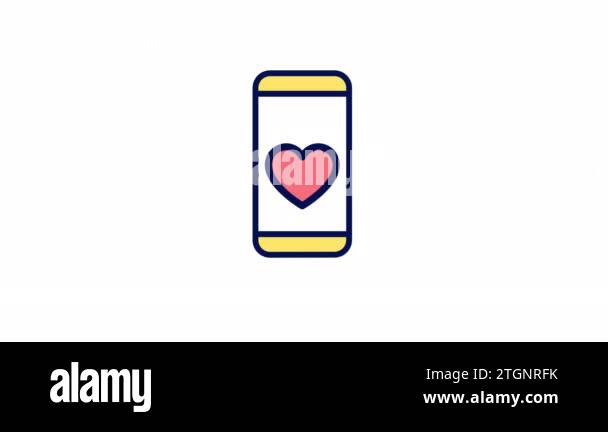 Animated like option color icon. Mobile-friendly fundraising. Online ...