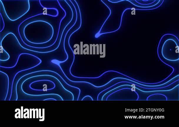 3D Topographic map background concept. Technology background ...