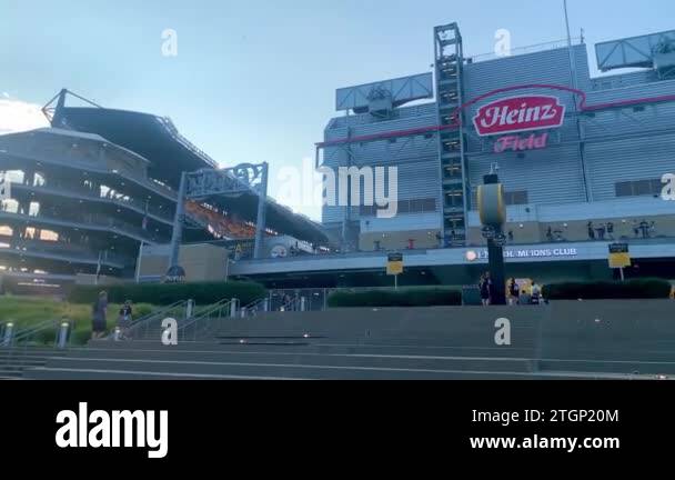Exterior of Heinz Field football stadium in Pittsburgh, Pennsylvania ...