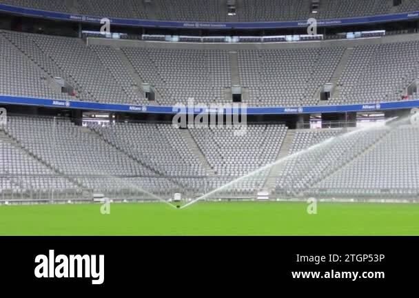 MUNICH, GERMANY - JUNE 28: Allianz Arena football stadium on June 28 ...