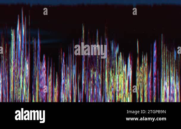 Color glitch noise. Analog distortion texture. Old film defect overlay ...
