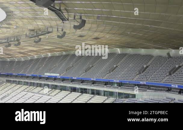 MUNICH, GERMANY - JUNE 28: Allianz Arena football stadium on June 28 ...