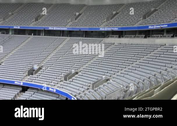 MUNICH, GERMANY - JUNE 28: Allianz Arena football stadium on June 28 ...