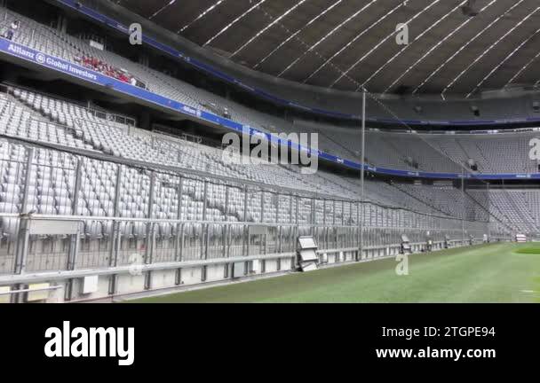MUNICH, GERMANY - JUNE 28: Allianz Arena football stadium on June 28 ...