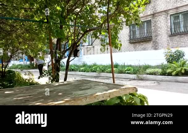 soviet apartment buildings. Ukrainian quarters. multi-storey buildings ...