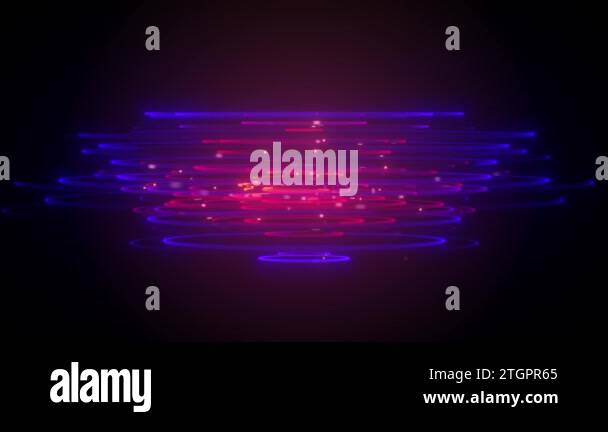 Abstract Cylinder Lines Flowing Background Loop/ 4k animation of an ...
